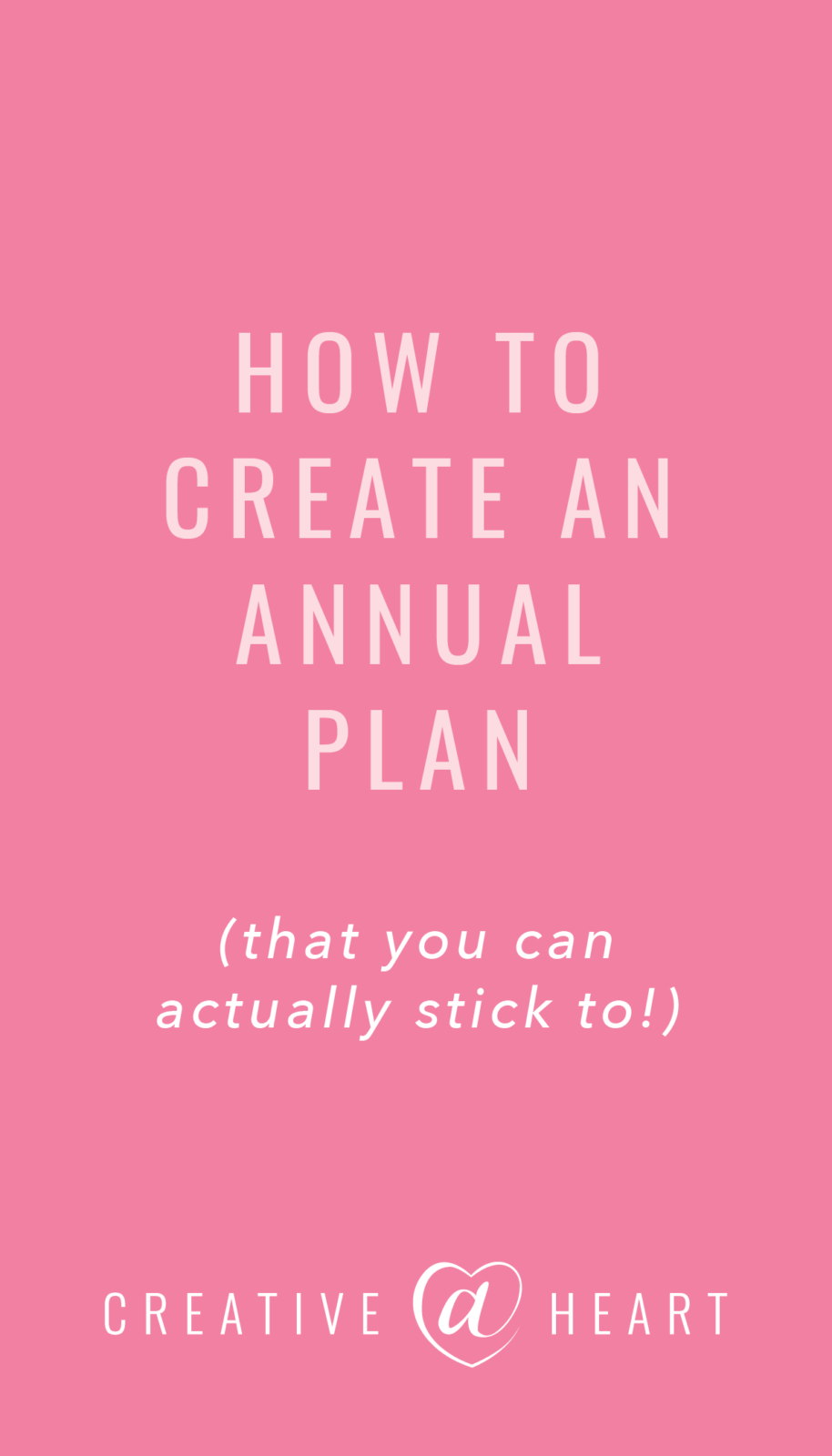 How to Create a 2025 Annual Plan (that you can actually stick to ...