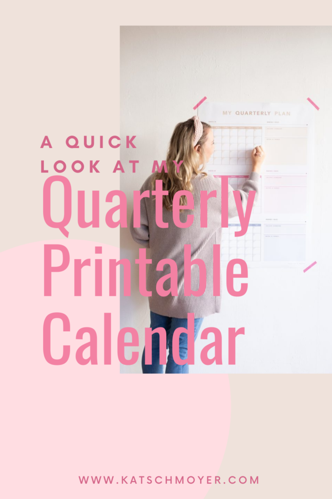 Quarterly Printable Calendar: A Closer Look at the 2022 Calendar