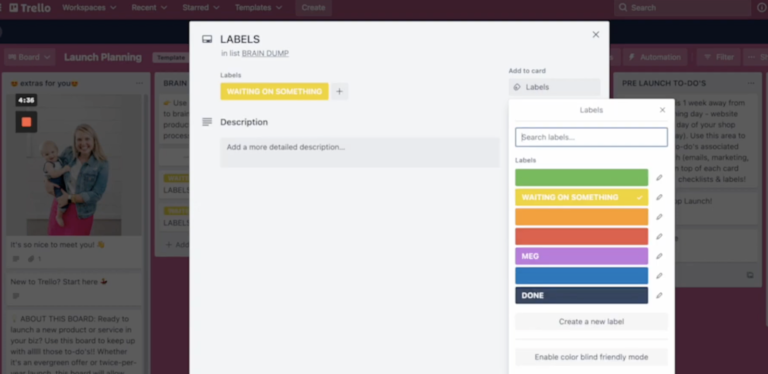 How to use Labels in Trello - Kat Schmoyer